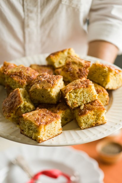 Cheese and Black Pepper Cornbread - Relish