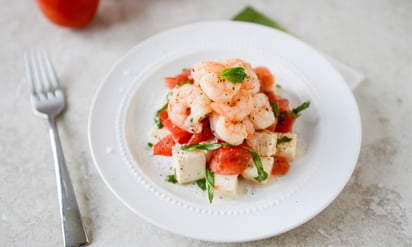 Gulf Coast Shrimp Caprese Salad - Relish