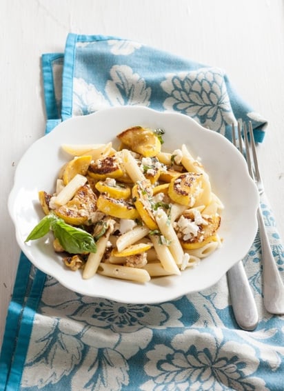 Pasta with Summer Squash and Feta - Relish
